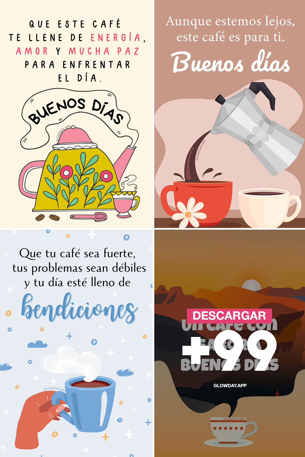 Buenos Días con Café 30+ Frases e Imágenes con Alegría