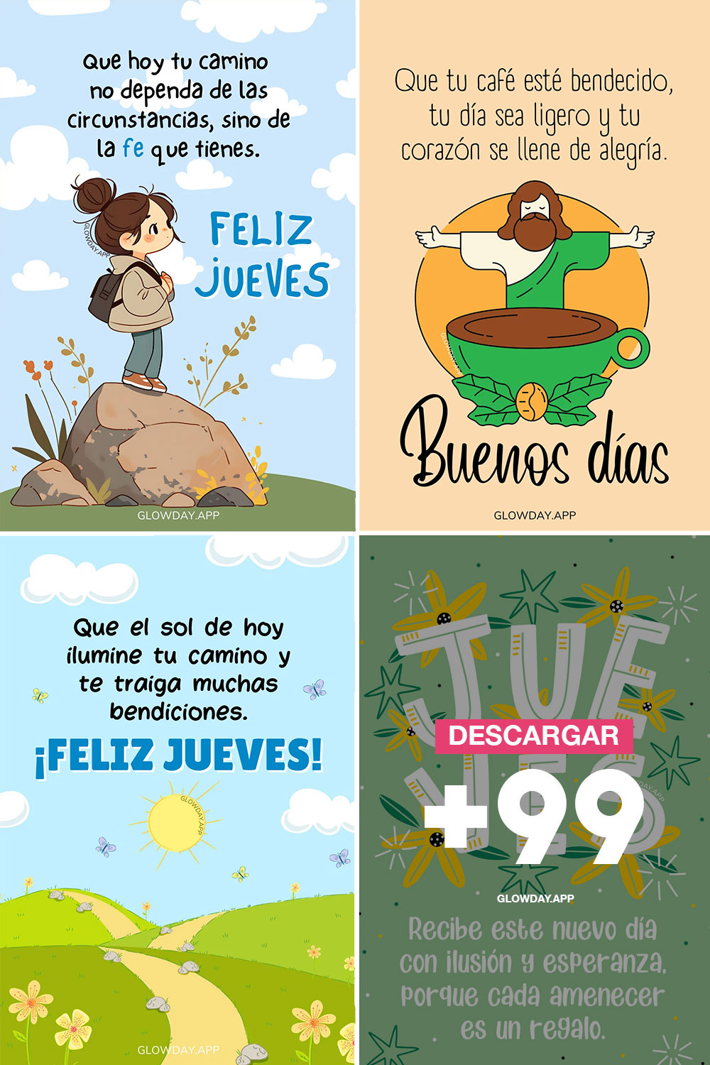 Feliz Jueves Bendiciones 20+ Frases e Imágenes de Buenos Dias