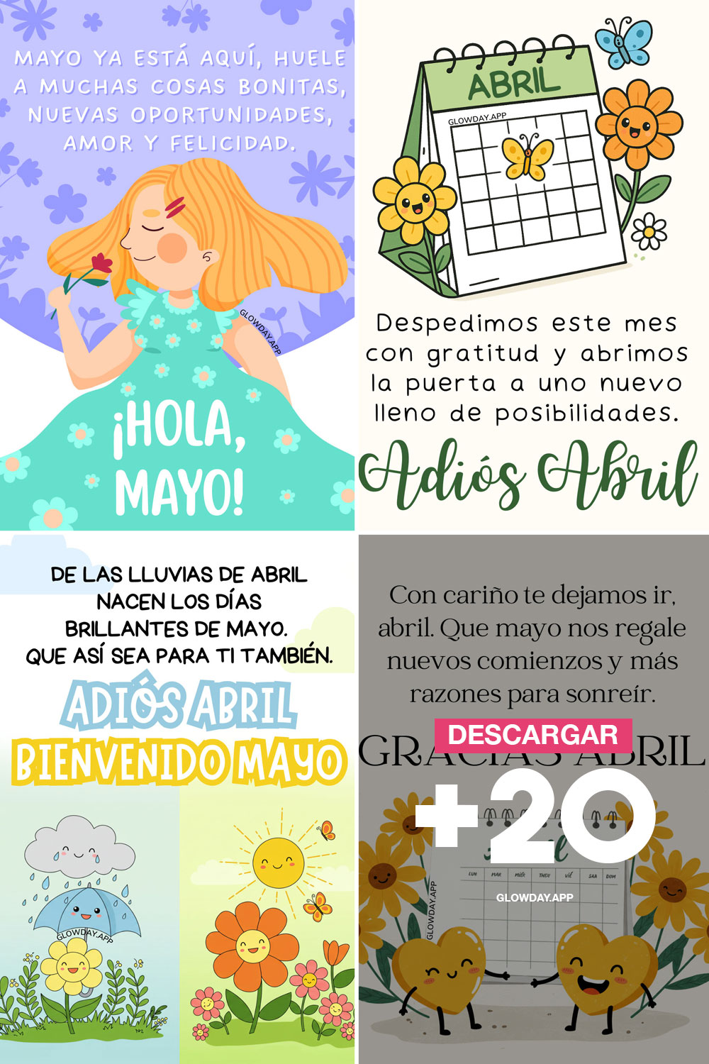 Adiós Abril, Bienvenido Mayo: Frases e Imágenes para compartir