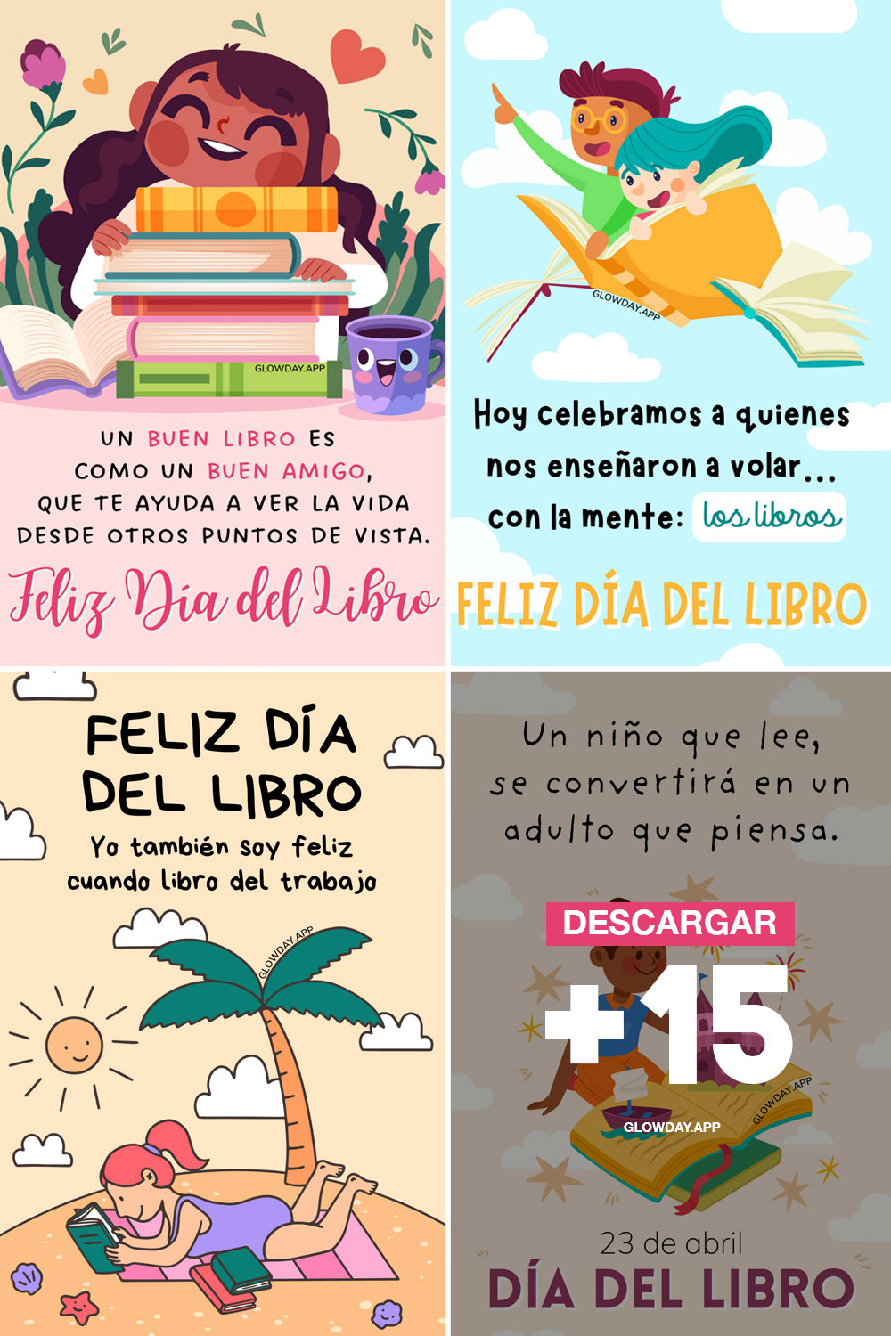 Feliz Día del Libro 2025: frases e imágenes para celebrar la lectura