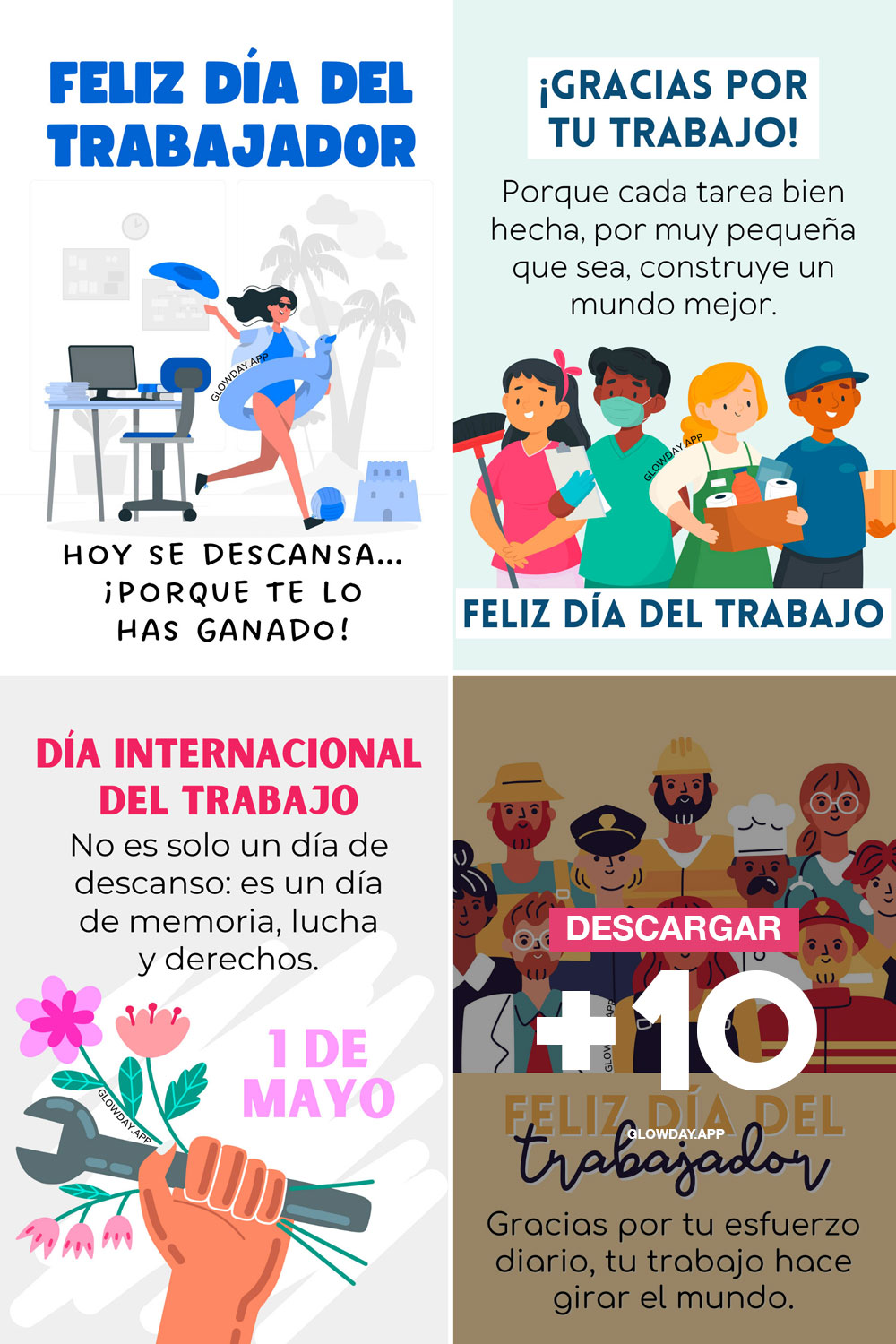 Feliz Día del Trabajador: Frases e Imágenes para este 1 mayo