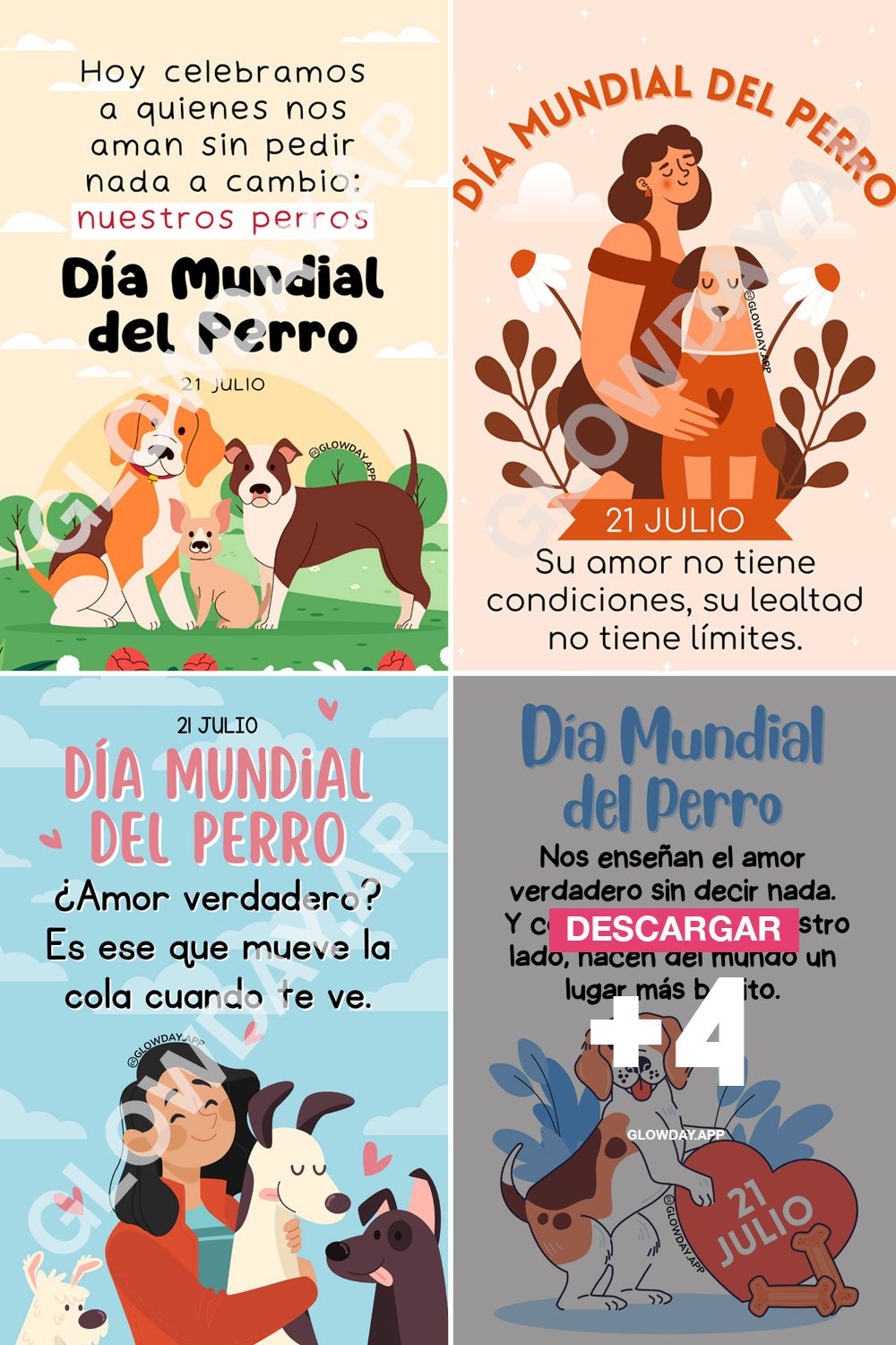 ¡Feliz Día Mundial del Perro! Frases e imágenes para el 21 de julio